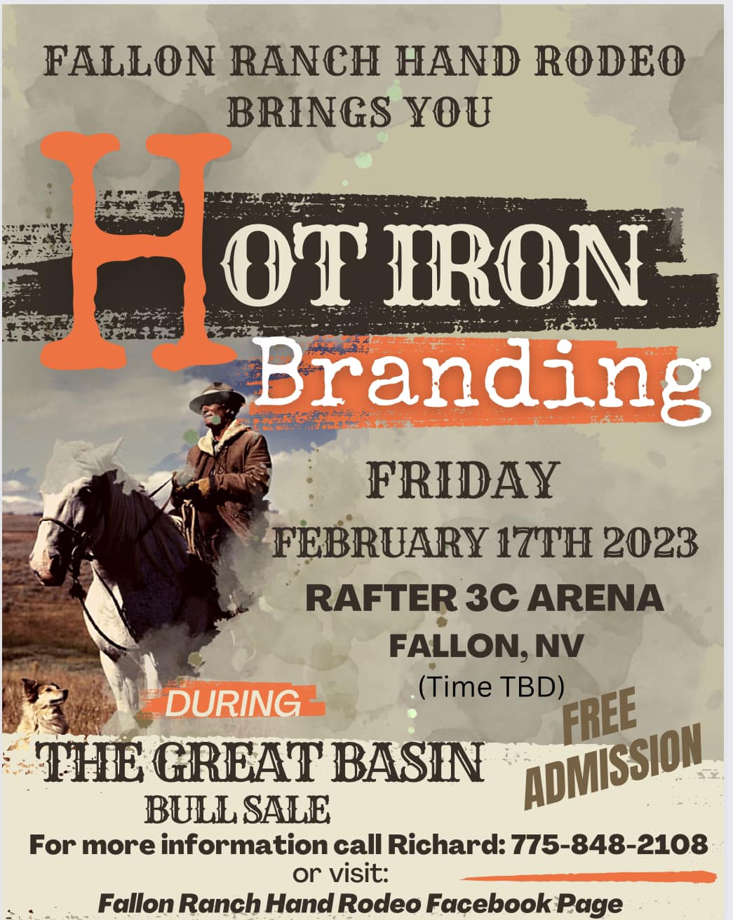 Hot Iron Calf Branding - Men's, Women's, & Family - Rafter 3C Arena